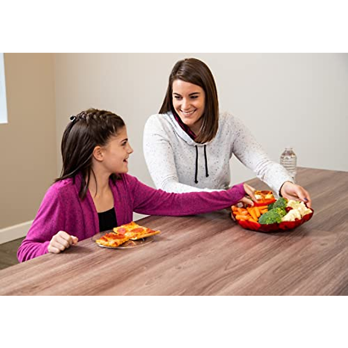 Hathaway Newport 7-ft Pool Table Tennis Combination with Dining Top, Two Storage Benches with Accessories - Driftwood