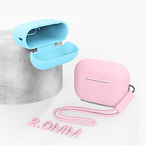 GMYLE Case Compatible with AirPods Pro 2 2nd Generation 2022, Cutouts on Side for Lanyard, Shock-Absorbing Protective Earbuds Cover