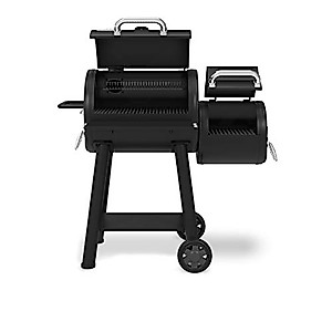 Broil King 955050 Smoke Offset 500 Offset Smoker and Grill, Black