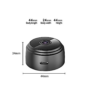 FOLENZU Lerro Mini 1080p Hd Wireless Magnetic Security Camera, Mini Spy Camera Wireless Hidden, Wireless WiFi Motion Detects Magnetic Camera, Wireless Hidden Camera Small Nanny Cam