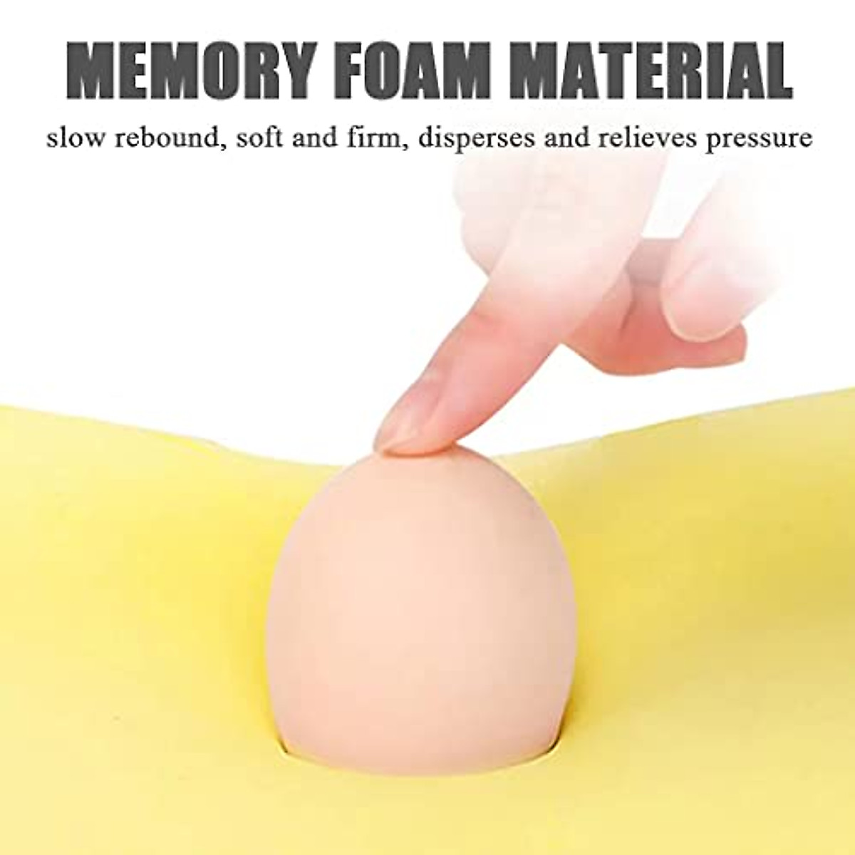 WAASHOP Heightening Seat Cushion for Short People, Breathable Memory Foam Car Seat Cushion with Zipper Comfortable Ergonomic Cushion for Office Chair Wheelchair Anti-Slip Car Seat Cover