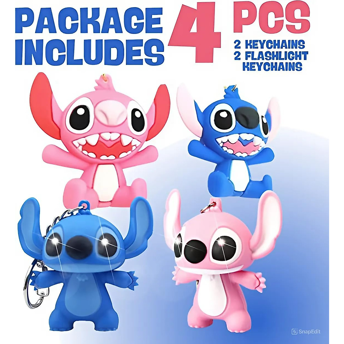 4PCS Cartoon Key Chains for Kids Girls Boys Cartoon Couple Keychain for Keys Backpack Bag Phone Keychain Gift for Birthday Christmas New Year