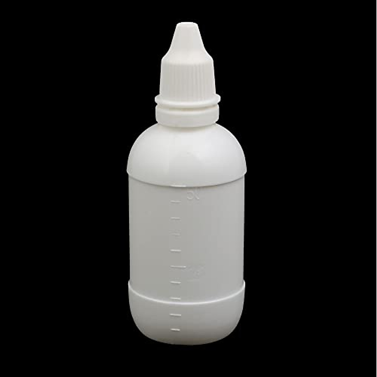 sourcing map PE Plastic Dropping Bottle Squeeze Dropper Storage Container 50ml White