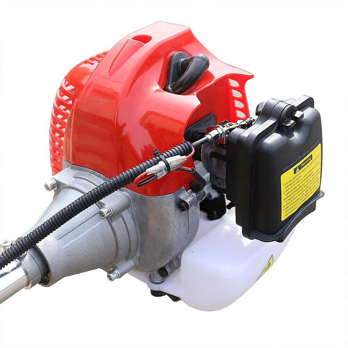 CheriMuMu Cordless Tiller Cultivator, 42.7CC 2-Stroke Gas Powered Tiller Cultivator Handheld Garden Air Cooled Gas Powered Engine Tiller, Cultivator Tilling Tool for Yard Garden Farm