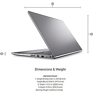 Dell Vostro 3000 Series Business Laptop, 15.6” FHD 120 Hz Display, 13th Gen Intel Core i5-1355U (10 cores, up to 4.60 GHz), 16GB RAM, 1TB SSD, Backlit, Fingerprint, Windows 11 Pro, Titan Gray