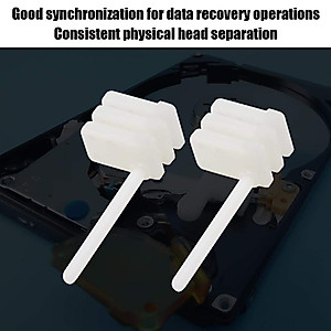 Yoidesu 60PCS Hard Drive Repair Head Replacement Tools,Magnetic Head Change Kit for 2.5/3.5 inch Hard Drive,HDD Head Comb Tool Kit Have Good Synchronization for Data Recovery Operations