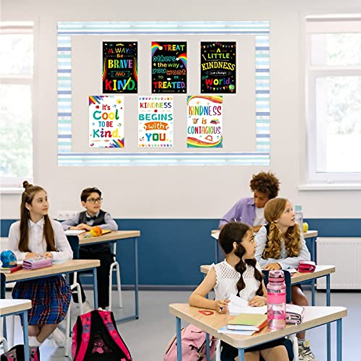 Calming Blue Bulletin Board Borders for Classrooms