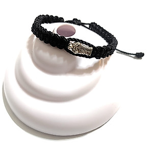 Chavarrieta Black Saint Jude Thaddeus Thread Bracelet Pulsera Roja de hilo de San Judas Tadeo