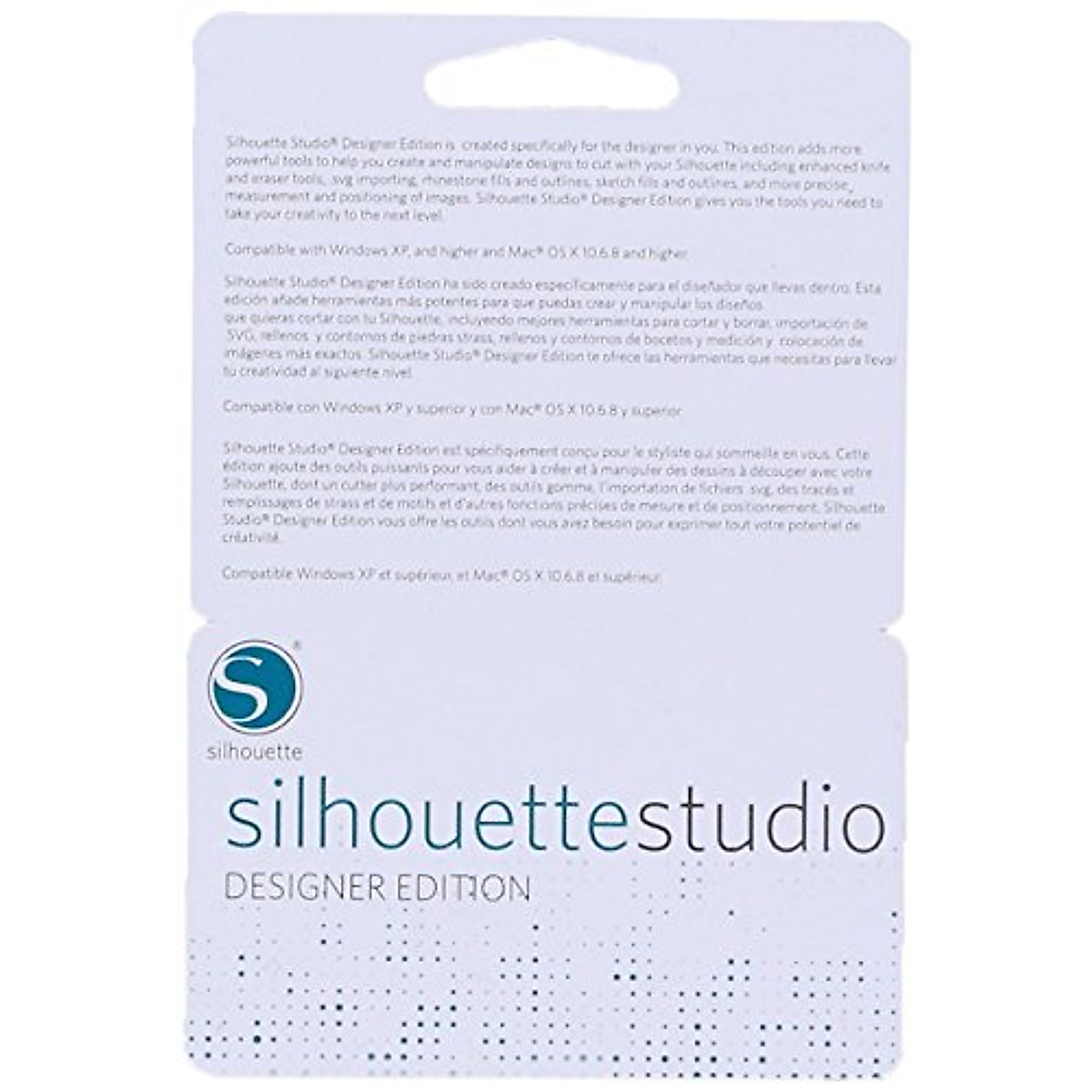 Silhouette Studio Designer Edition Software Card for Scrapbooking