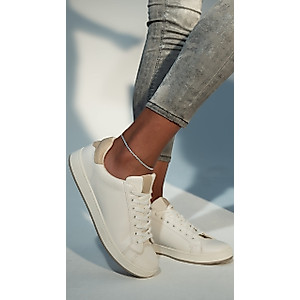 Miabella 925 Sterling Silver Italian 3mm, 4mm Solid Diamond-Cut Mariner Link Chain Anklet Ankle Bracelet for Women, Made in Italy (Width 3mm, Length 9 Inches (X-Small))