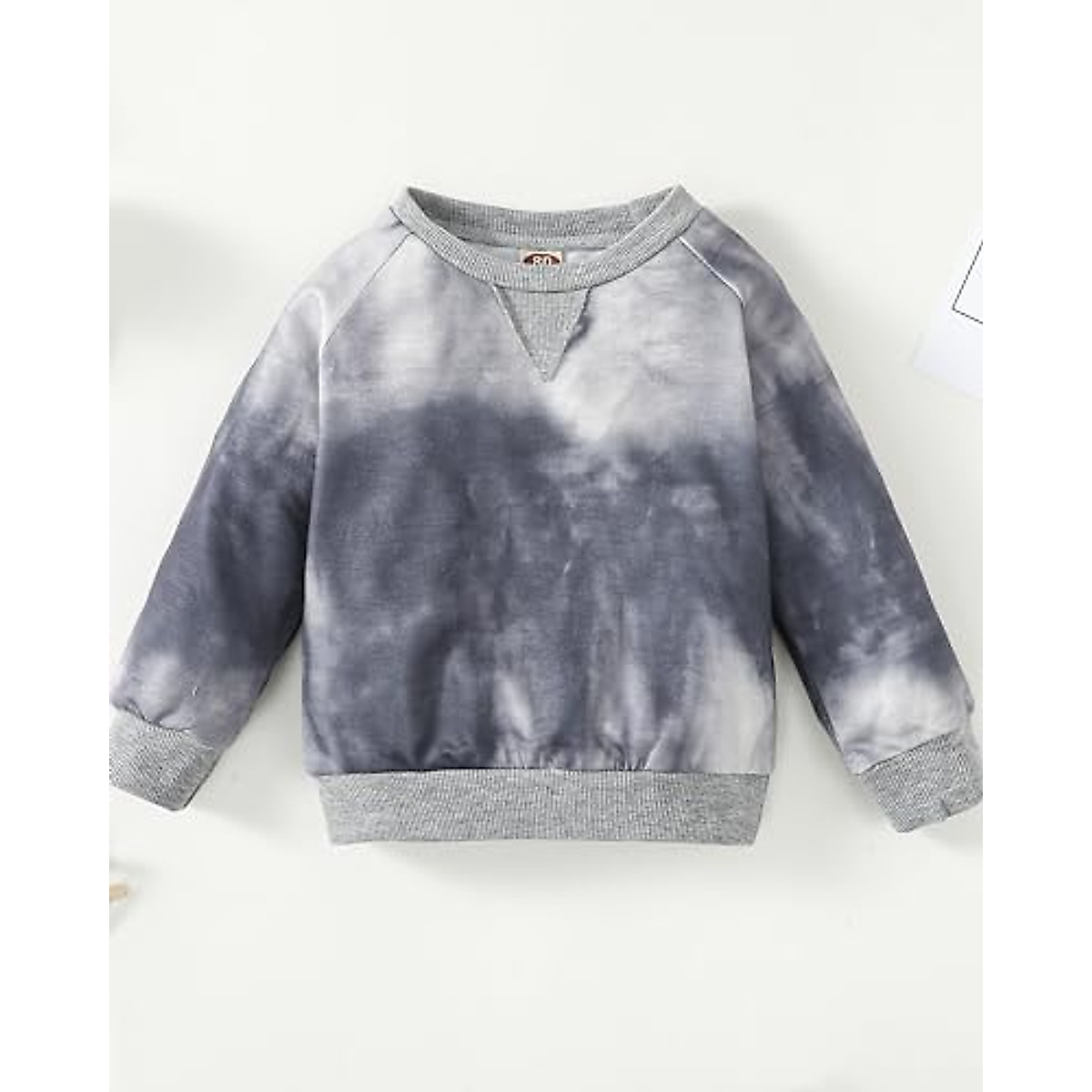 Mioglrie 4T Boy Clothes Tops Pants Outfits Set Little Boy Clothes Sweatsuits Baby Boy's Clothing Tie Dye Baby Boy Outfits Gifts Grey 5T Boys Clothes