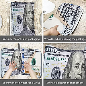 Hundred Dollar Bills Long Runner Rug for Hallway 100 Bill USA Throw Rug Money Area Rug Non-Slip Large Floor Carpet Mat for Bedroom Washable Kitchen Rugs Doormat Entrance Door Mats Living Room 2x6