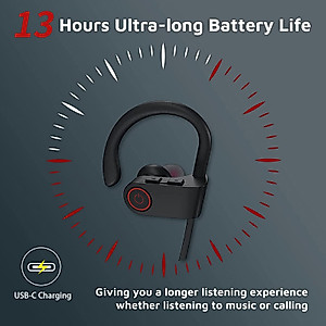 LASUNEY Hybrid Active Noise Cancelling Headphones Apt-X CVC8.0 48H Music Playtime HiFi Audio Sound Wireless Bluetoth Headphones with Microphone Type-c Fast Charging Over Ear Headset, Black1