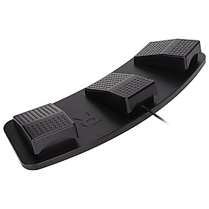 USB Triple Foot Pedal Optical Switch Control,Multifunctional Ergonomic Triple Foot Switch Pedal for Playing Games Factory Testing Computer Keyboard Mouse Game Action HID(FS23_PM (Mechanical Switch))