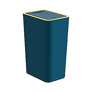 SCUUBE Trash Bin Trash Can Wastebasket 10L/2.6 Gallon Compact Garbage Can, Trash Can with Lid, Wastebaskets for Bathroom, Bedroom,Kitchen,Small Space Living Garbage Can Waste Bin (Color : OneColor)