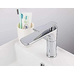 RONPOTY Faucet Kitchen Tap Faucet Modern Faucet Crane Bathroom Faucet Single Lever Hot and Cold Water Bath and Brass Sink Faucet Faucet Save