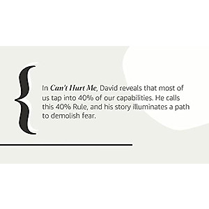 Can't Hurt Me: Master Your Mind and Defy the Odds