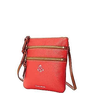 Dooney & Bourke MLB Boston Red Sox N S Triple Zip Crossbody Shoulder Bag