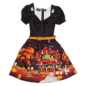Loungefly Stitch Shoppe Disney Haunted House Allison Dress (S)