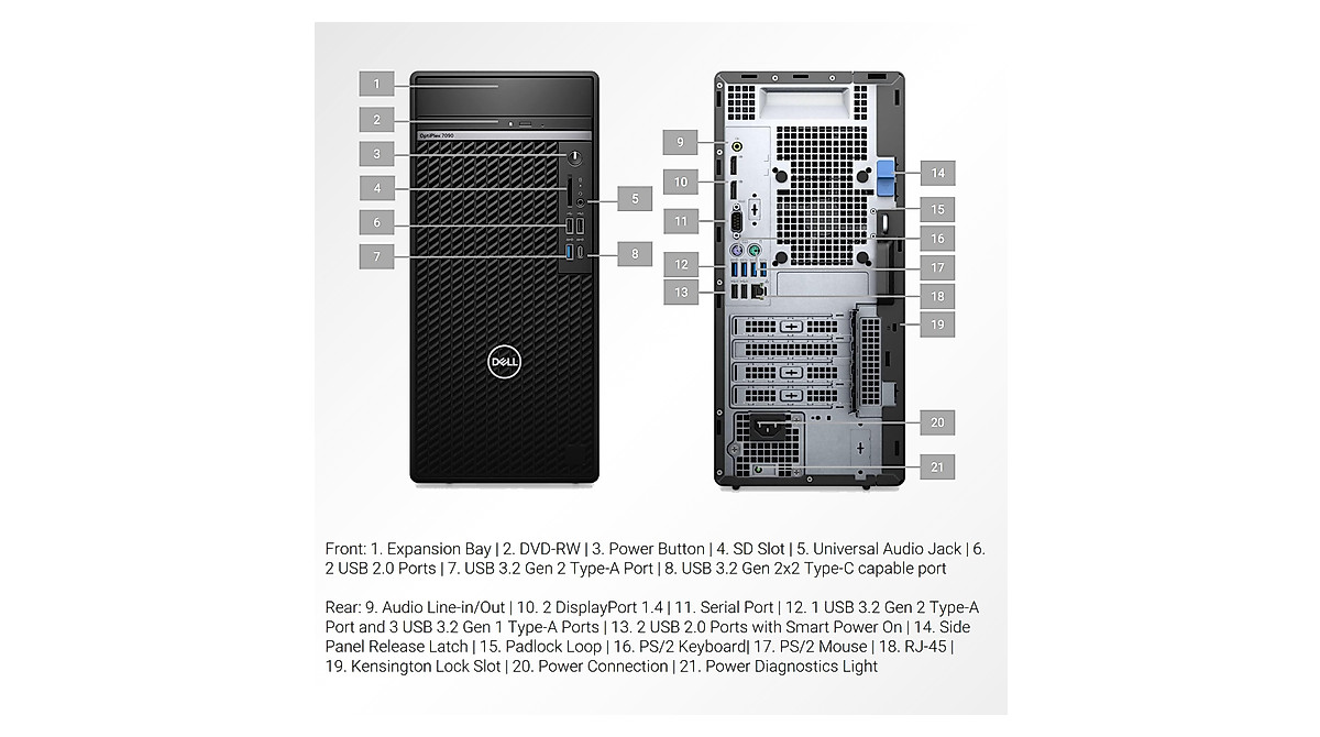 Dell OptiPlex 7000 Series - i7, 32GB RAM, 1TB SSD