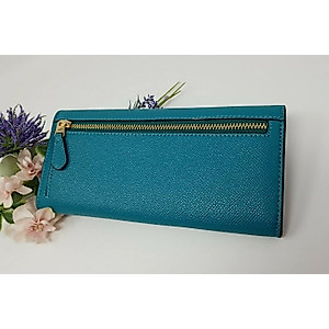 Crossgrain Envelope Wallet With Turnlock