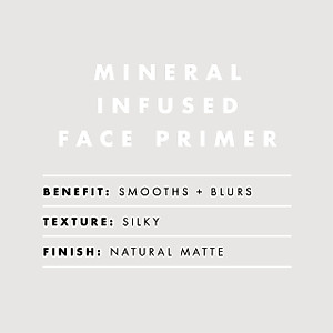 e.l.f. Mineral Infused Face Primer, Primer For A Smooth Foundation Base, Fills In Fine Lines & Refines Complexion, Vegan & Cruelty-free, Large