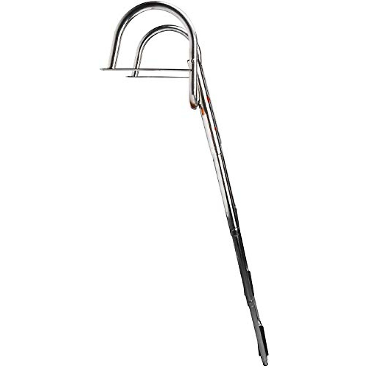 Amarine Made Stainless Steel in-Board 4 Steps Telescoping Ladder Folding Dock Ladder for Marine Boat Yacht Swimming Pool 550lbs Capacity