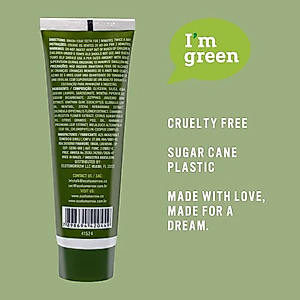 EcoTomorrow Tea Tree Chlorophyll Whitening Toothpaste with Peppermint Essential Oil and Natural Juá - Fluoride Free, Plant Based, Vegan - 4.0oz (Pack of 3)