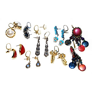 Convertiblez 2 Pair of Earring Converters. Converts pierced post earring to lever back drop dangle pierced earrings. Combo contains 1 pair Sterling Silver and 1 pair 14K Gold over Sterling Silver.