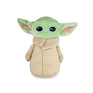 Loungefly Star Wars: The Mandalorian The Child 12-Inch Plush Toy with Pocket Zipper | Baby Yoda Plush Clip-On Doll | Super Soft Star Wars Stuffed Animals Plushie