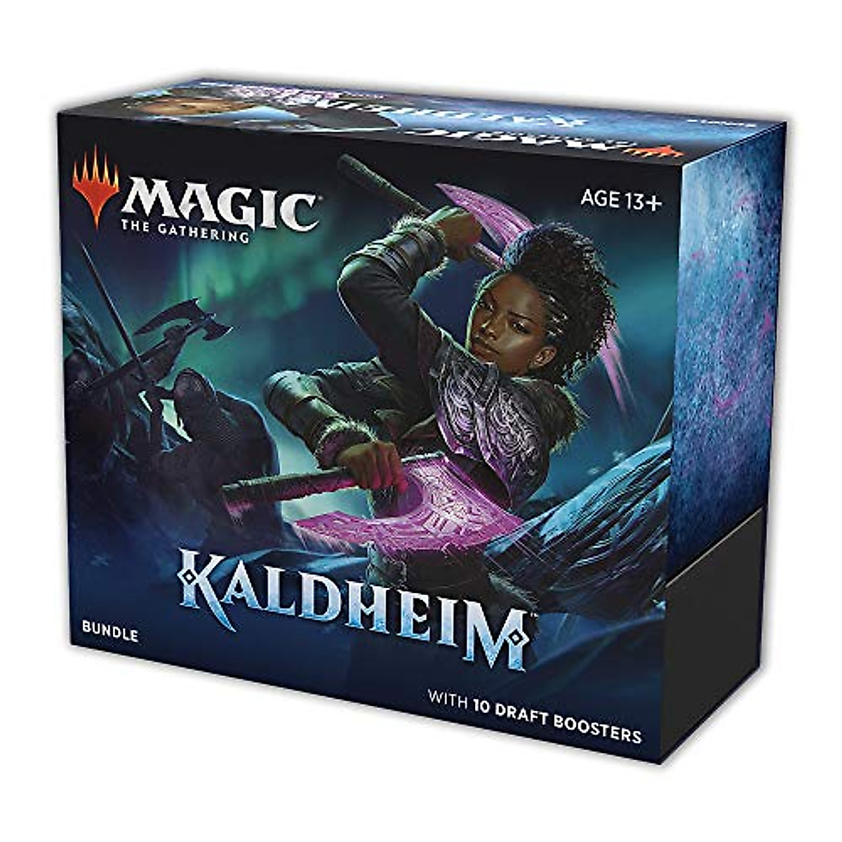 Magic The Gathering Kaldheim Bundle | 10 Draft Boosters (150 Magic Cards) + Accessories