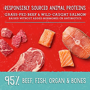 Stella & Chewy's Freeze Dried Raw Meal Mixers – Crafted for Puppies – Grain Free, Protein Rich Perfectly Puppy Beef & Salmon Recipe – 3.5 oz Bag