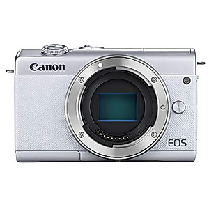 Canon EOS M200 Mirrorless Digital Camera (International Model) (White)