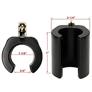 KOPKIO 4 Pack E Track Tool Holders Heavy Duty Tool Holder Organizer,E Track/X Track Tool Hangers for Trailers,Vans,Trucks,Garages, Brooms,Hammers, Shovels,Gardening Tools,Medium Size