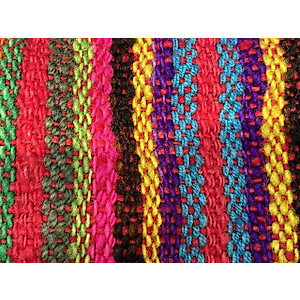 TINKUY PERU Woven Purse, Multicolored Rainbow Handmade Purse, Peruvian Boho Chic Bag Small Handbags For Women, (Red)