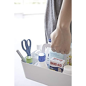 Yamazaki Home Tool Box, Steel, Large, Handle, No Assembly Req.