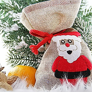 E.YOMOQGG 20PCS Cotton Drawstring Bags, Muslin Cloth Gift Bag Reusable Pouch Sachet for Jewelry Spices Herbs Fruits DIY Craft New Year Party Wedding Home Storage Natural Color (5 x 7 Inches) (20 PCS, Beige)