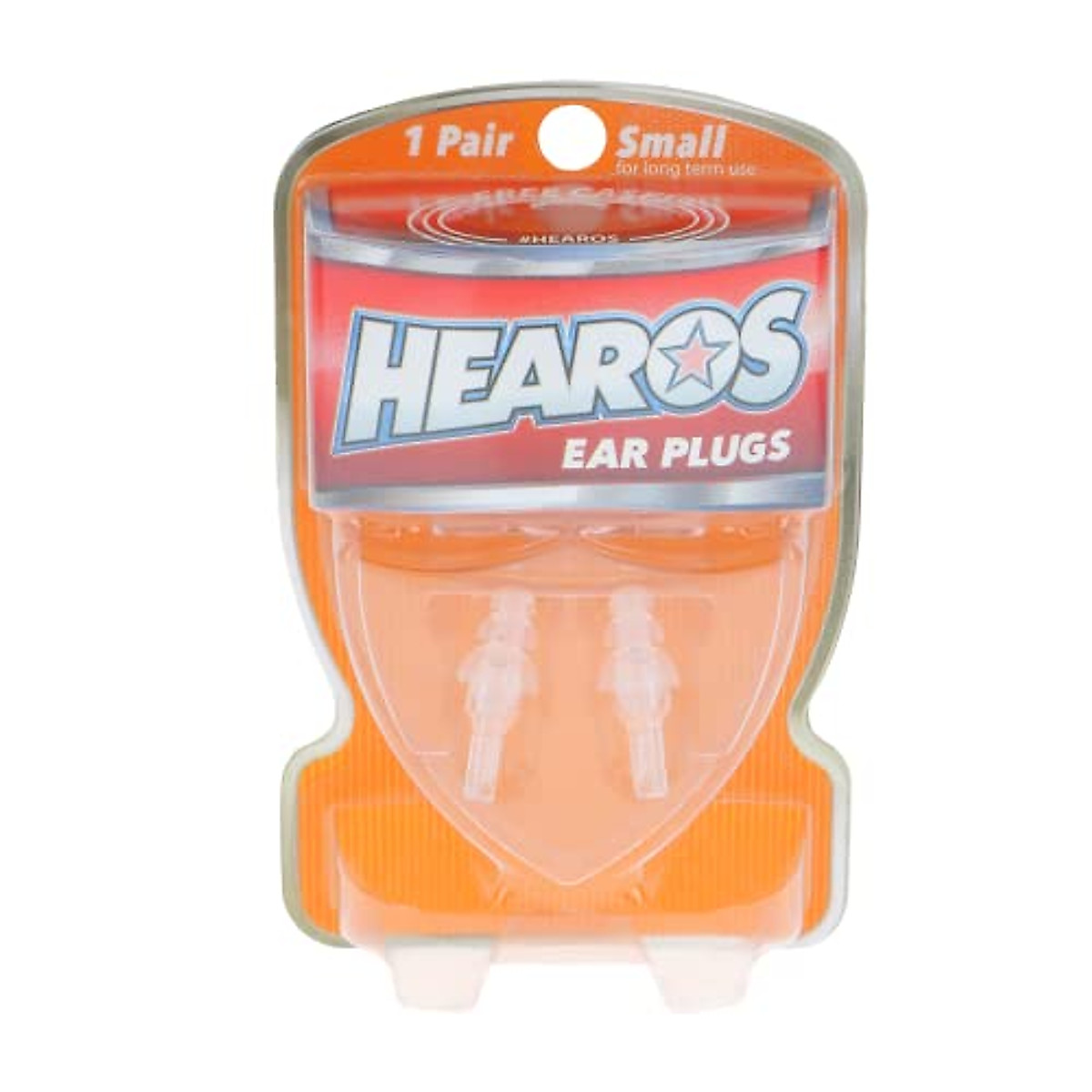 HEAROS High Fidelity Series Ear Plugs for Comfortable Long Term Use with Free Case, 1 Pair