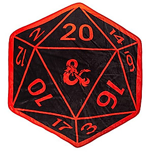 Bioworld D20 Shaped Dungeons & Dragons Throw Blanket