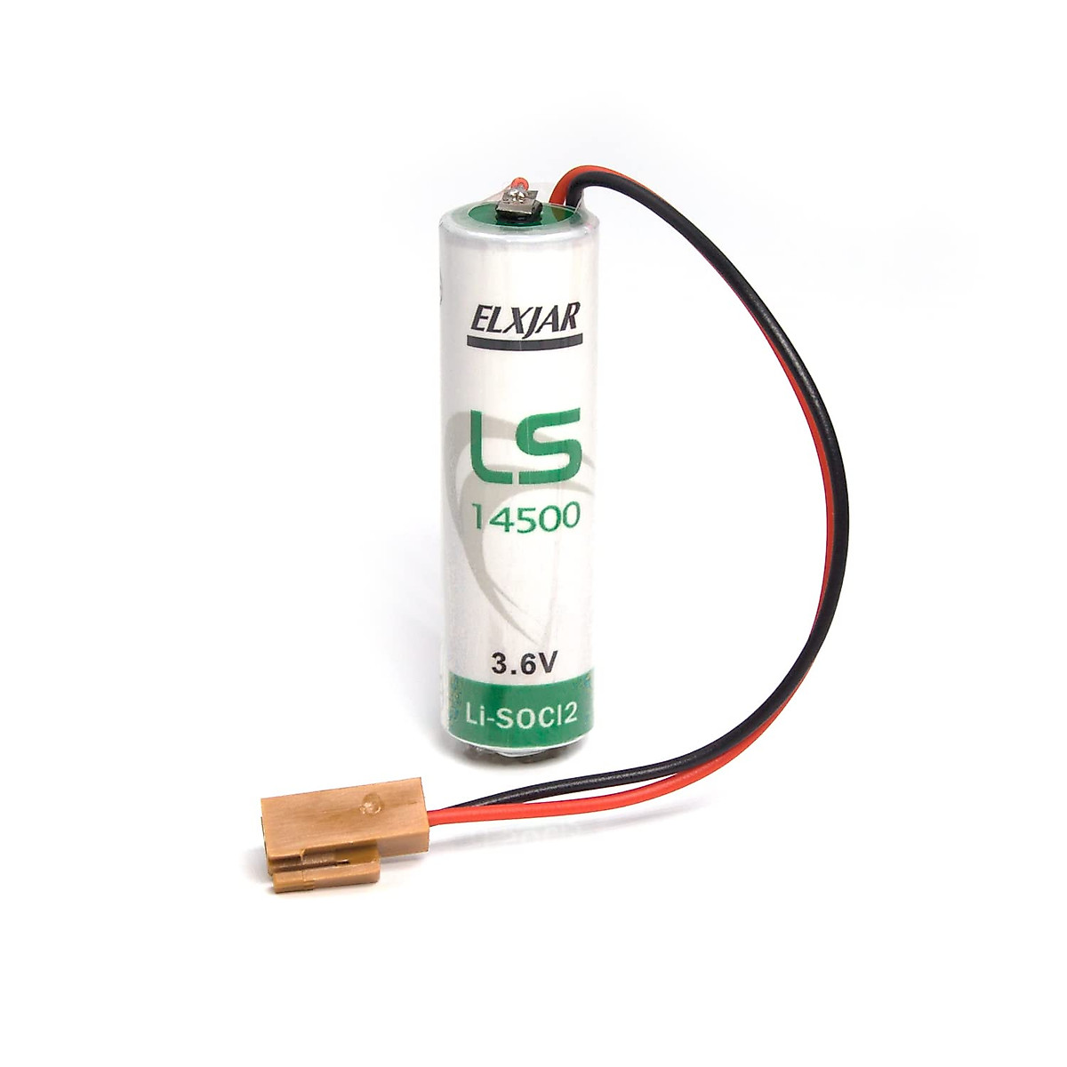 Coonyard (2-Pack) 3.6V 2600mAh LS14500-MER PLC Lithium Battery Replacement for Mitsubishi CR1, CR2, CR3, M500, M600, BKO-NC2157H01, C52011, ER6 BKO-NC2157H01, ER6V BKO-NC2157H01, ER6V-C4