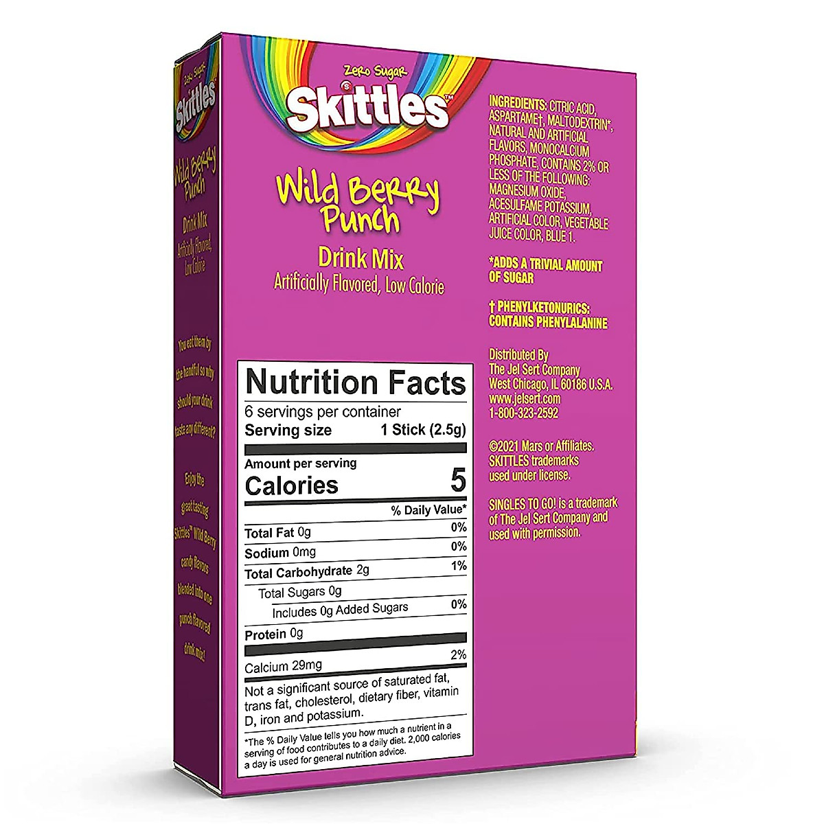 Skittles Singles To Go Wild Berry Punch