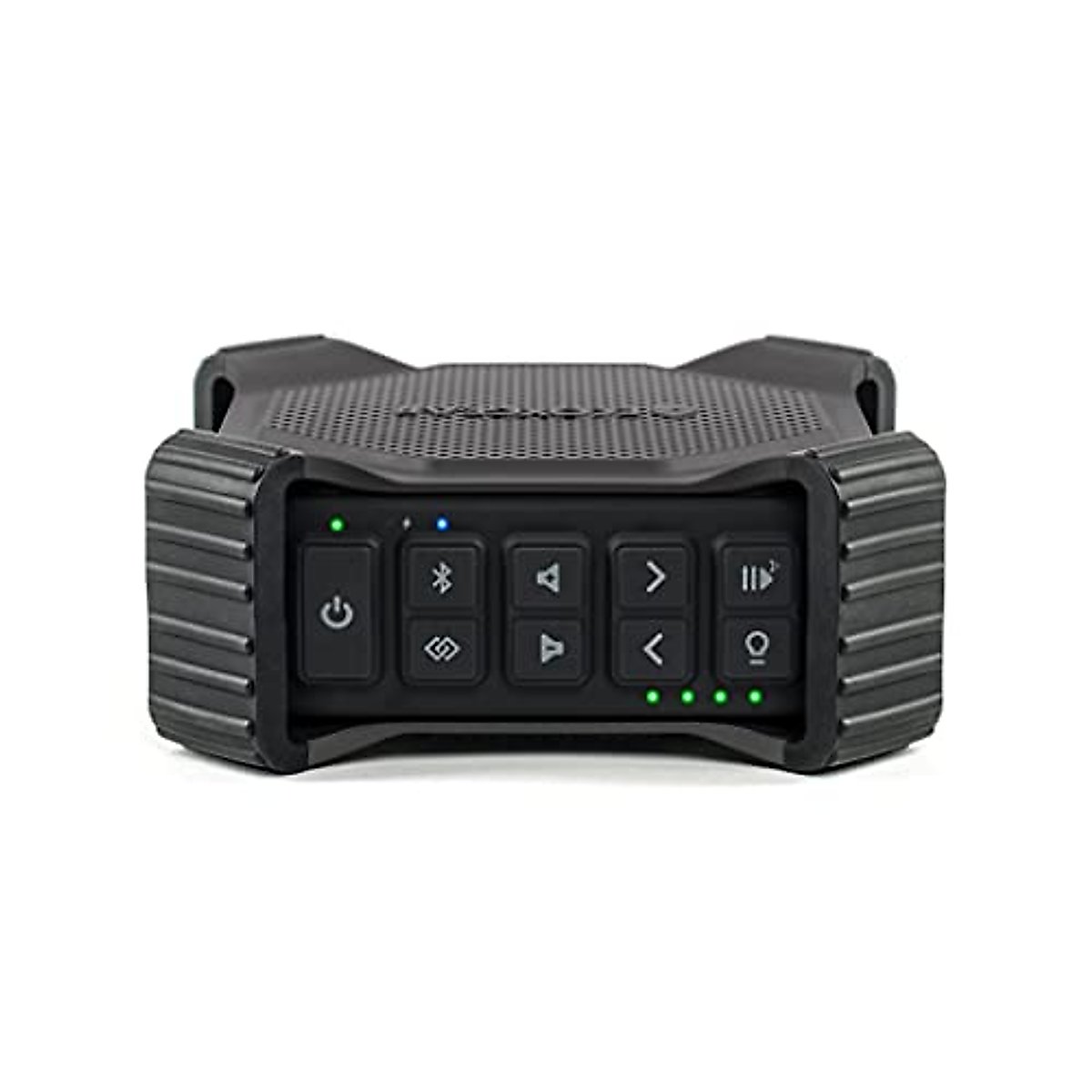 ECOXGEAR EcoEdge Plus GDI-EXEGPL410 Rugged Waterproof Floating Portable Bluetooth Wireless 20 Watt Smart Speaker with Bottle Opener and LED Party Lights (Gray) (Renewed)