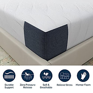 LIFERECORD Twin Mattress, 10 Inch Memory Foam and Innerspring Hybrid Mattress, Gel Infused Mattress, Medium Firm Twin Size Mattress in a Box, Made in USA, CertiPUR-US Certified