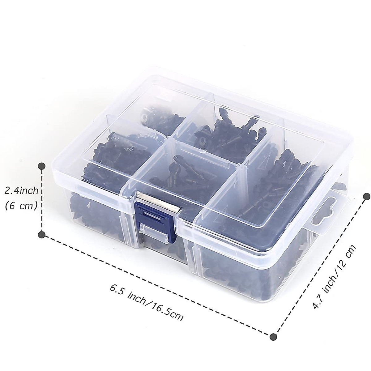 281 Pieces Irrigation Fittings Kit,Drip Irrigation Barbed Connectors for 1/4 Inch Garden Water Hose Connectors,100 Straight Barbs+40 Tees+60 Elbows+ 50 End Plug+ 30 4-Way Coupling+1Punch Tool