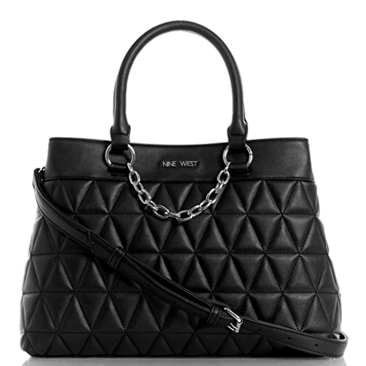 NINE WEST Judilee Satchel Black One Size