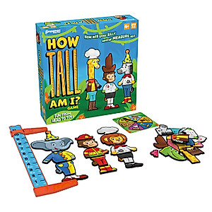 How Tall Am I? - Preschool Game of Measuring - Mix and Match to Create Your Animal, Tallest Wins! - Ages 4 and Up, 2-4 Players