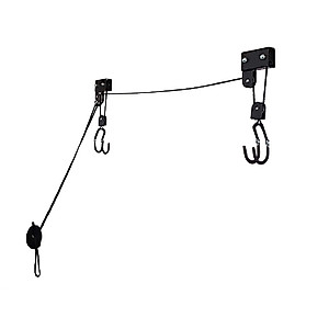 LIBOSULV Kayak Hoist Lift Systems for Kayaks, Canoes, Surfboards, Bikes or ladders. Kayak Suspension Hoist Pulley Garage Storage for Bicycle