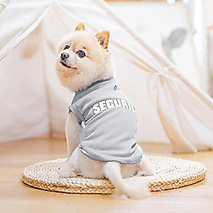 BINGPET Dog Shirts -Soft Cotton- Puppy T-Shirts for Dogs Light Weight Tank Top Vest for Summer