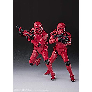 BANDAI SPIRITS S.H.Figuarts Star Wars Sith Trooper (Star Wars: The Rise of Skywalker) 6in. PVC & ABS Painted Action Figure