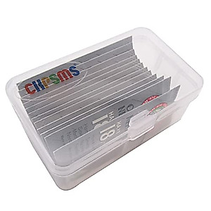 Organ Needle in CKPSMS Clear Plastic Box - Organ-HAX1 Sewing Needles Compatible with/Replacement for Singer Brand, Pfaff Brand, RICCAR Brand, Brother Brand (Organ-HAX1#9#11#12#14#16#18 60PCS)